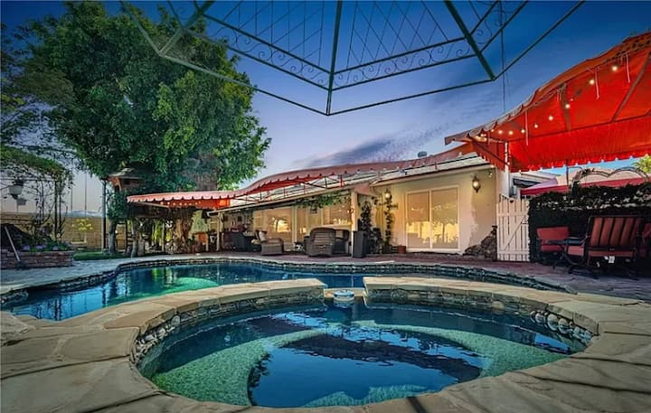 A Tranquil Staycation W/private Pool And Jacuzzi - 惠提爾