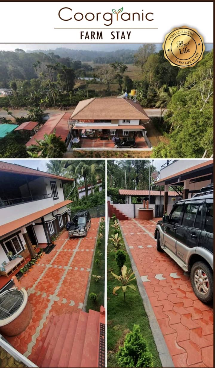 Coorg | Farmstay | Mountain View | Virajpet - Kodagu