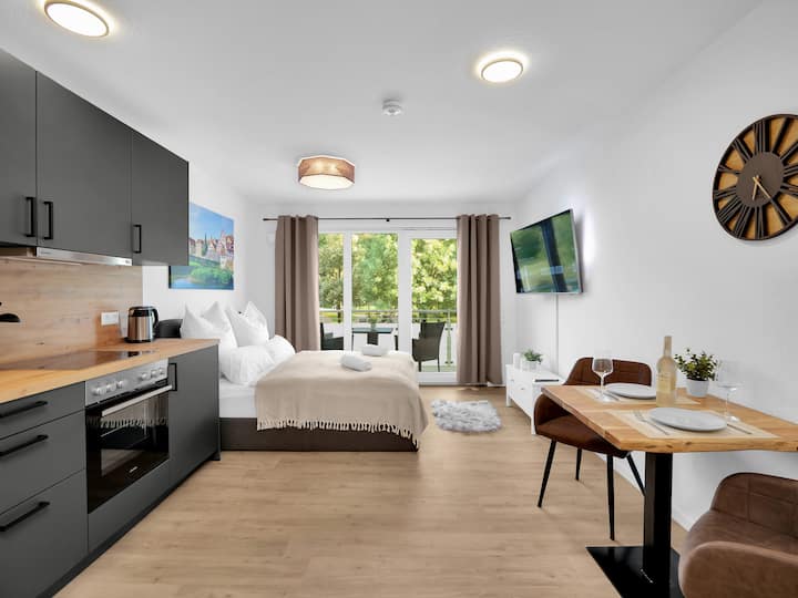 Inhome: Studio Apartment 13 - Küche - Parken - Tv - Schwäbisch Hall