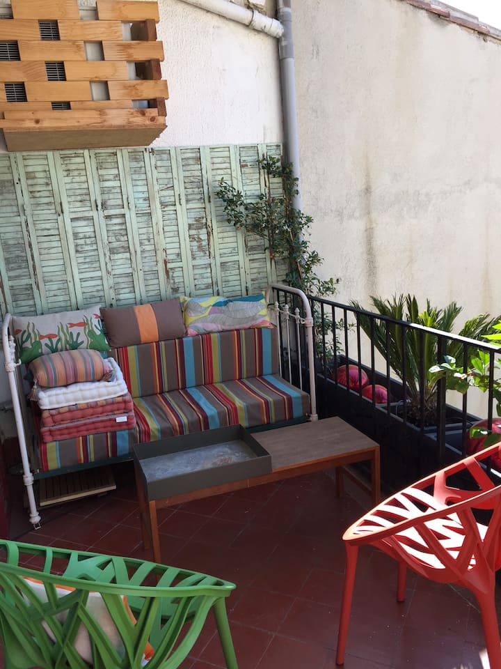 T2, 1 Chambre Et Terrasse Sud - Marseille