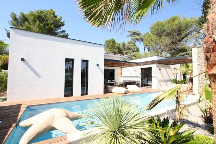 Villa Contemporaine 8 Voyageurs Piscine Chauffée - France