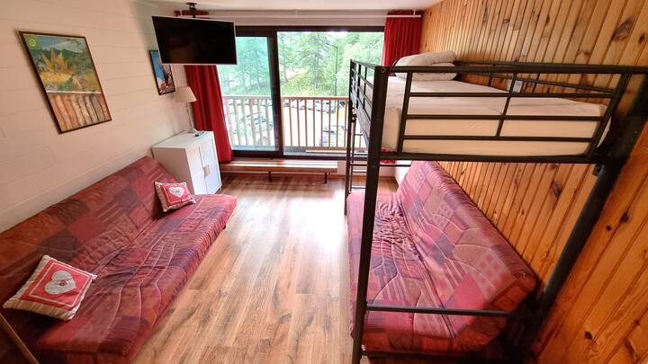 Studio 5 Pers Au Pied Des Pistes - Allos