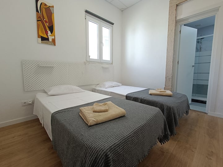Quarto Twin Na Baixa De Faro - Albergaria Formosa - Faro