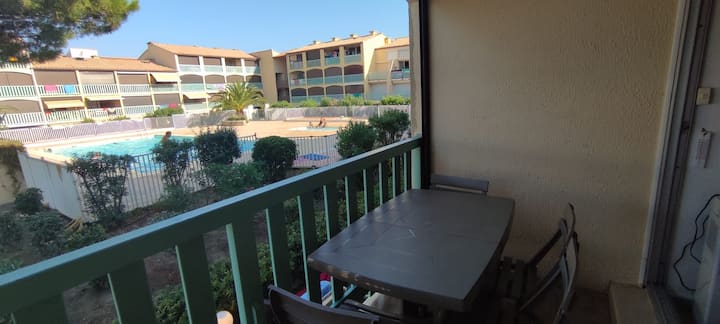 Appartement Avec Coin Cabine Tout éQuipé 4 Pers - Gruissan