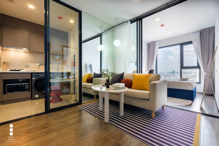 2br@39th Fl. W/sky-pool+sunbath&boxing -1m Bts&mrt - Thailand