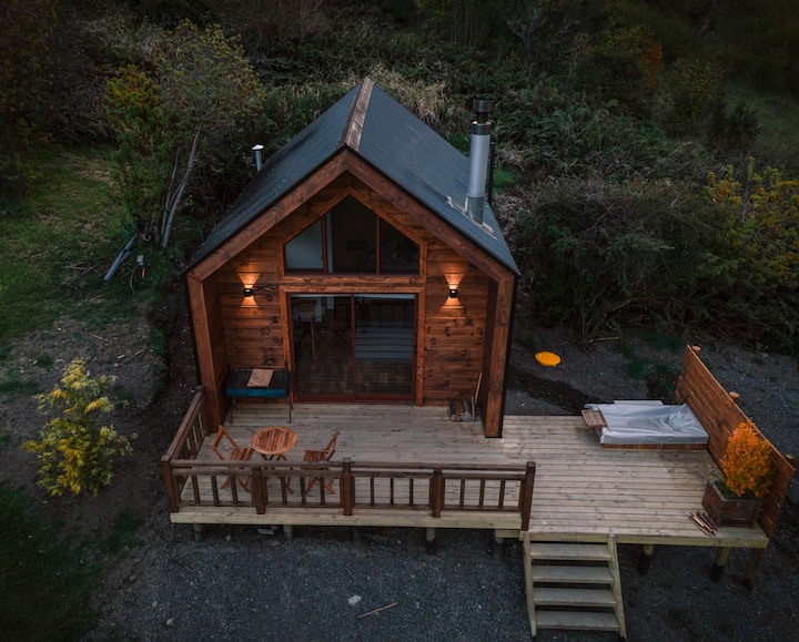 Cabaña Loft Lomas Del Parque Con Tinaja Privada - Pucon