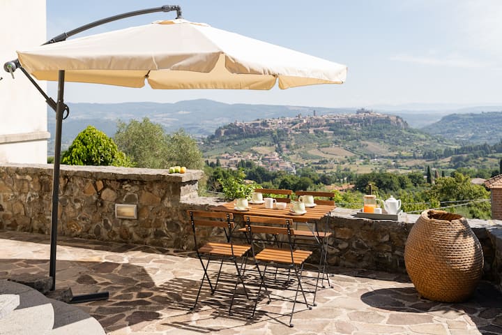 Il Dolce Rifugio Di Carlotta Con Vista Su Orvieto - Orvieto