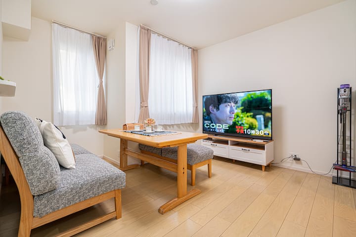 适合家庭入住的大面积房源:3卧室/多收纳空间/wi-fi/厨房/电视/钟渊站-东武晴空塔线步行5分钟 - Tokyo