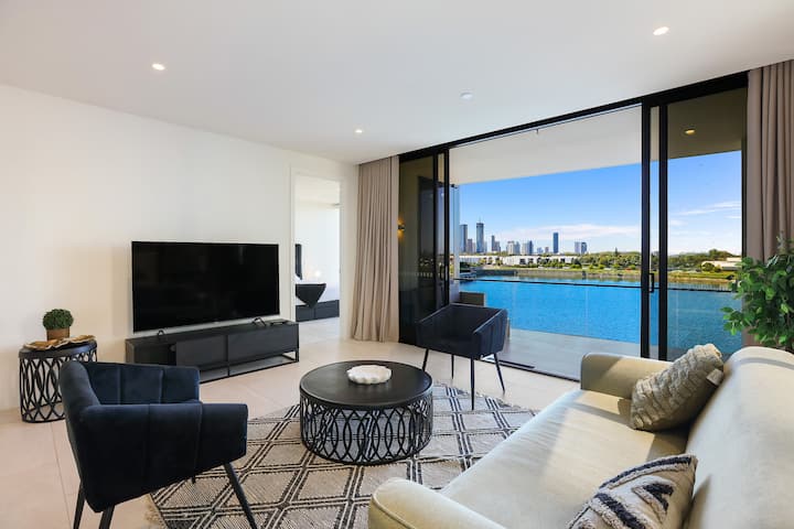 The Lanes: A Life Of Luxury W Lake View, Pool, Gym - Gold Coast