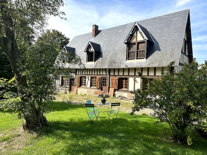 Longère Normande Sur Parc Arboré - Brionne
