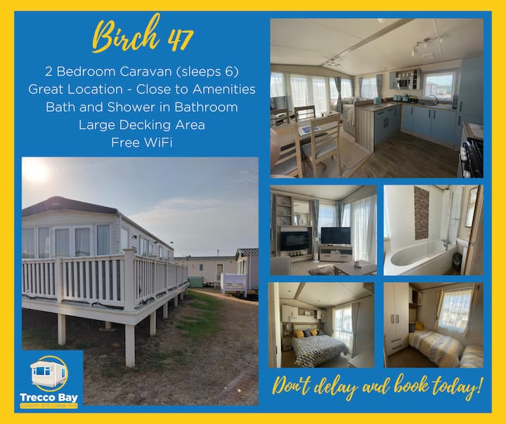 2 Bedroom Caravan (Birch 47) - Porthcawl