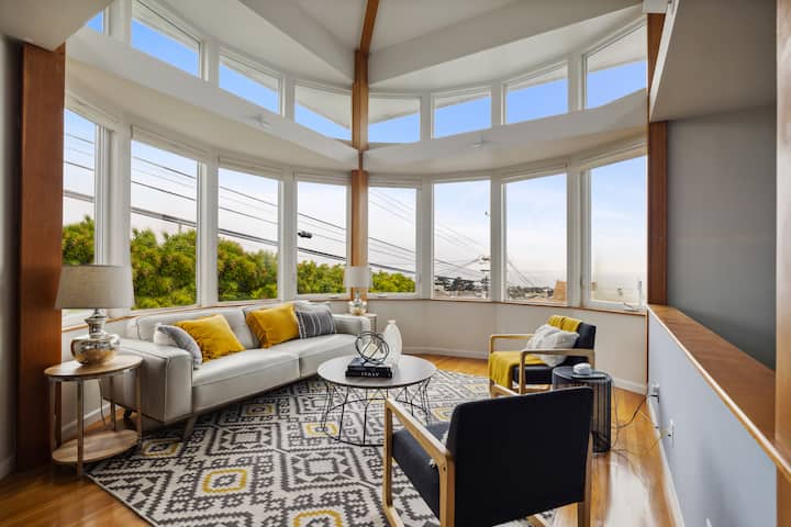 Architectural Sanctuary W/spectacular Ocean Views - San Francisco, CA