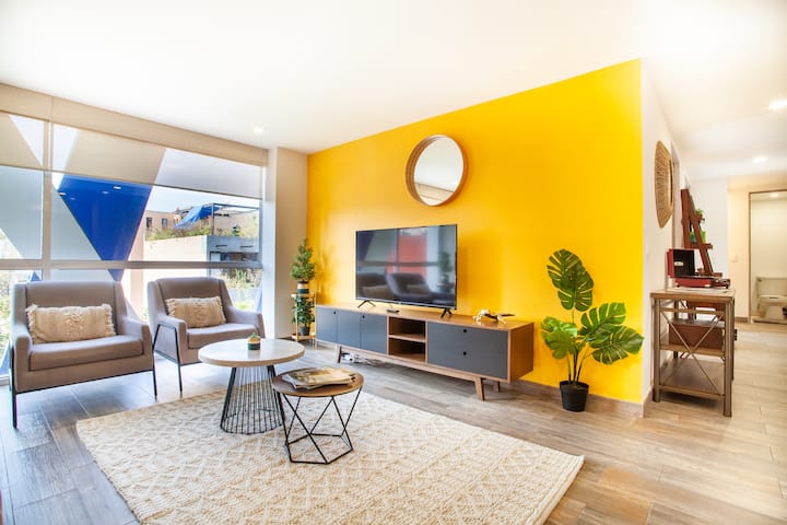 Condesa 3br/2ba Apt + Rooftop & Gym - Mexico City