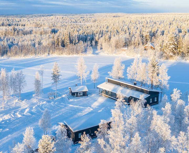Villa Wikkelä, Luxury Cabin With Amazing Views - Ranua