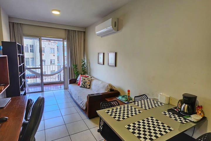 Flat / Apart Hotel Em Copacabana Próximo A Praia - ريو دي جانيرو