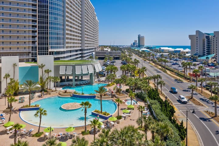 Family Beach Retreat 2bd/2ba + Bunks | Heated Pool - Panama City Beach, FL