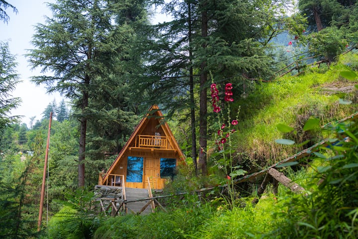 Cosy A Frame Cabin In Jibhi Valley - Jibhi