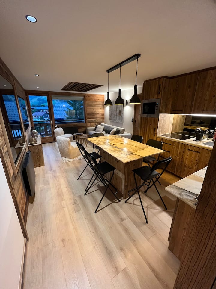 Appartement T3 Luxe Centre Ville - Megève