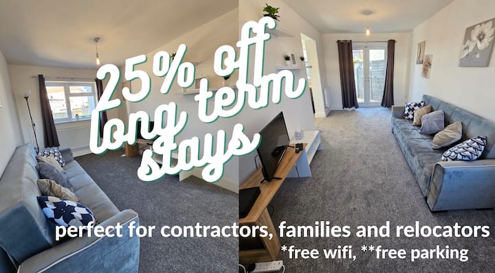 Stunning 5 Bed Home With Free Parking! - Farnham