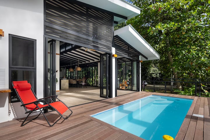 Casa Kali - 4-min Walk To Beach - Ac & Pool - Puerto Viejo de Talamanca