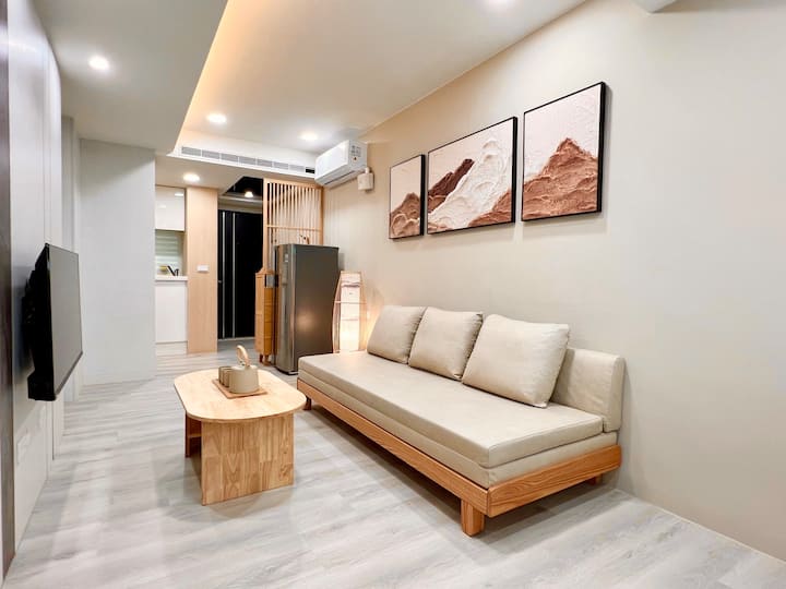 Ximen Modern Zen Home 西門侘和室｜1~6人｜西門商圈兩室一廳 - 반차오 구