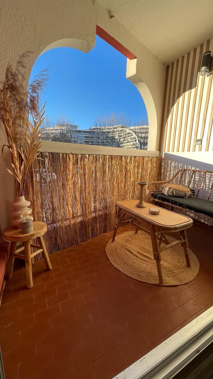 Un Cocon Douillet 4 Pers,50m Belle Plage, Parking - La Grande-Motte