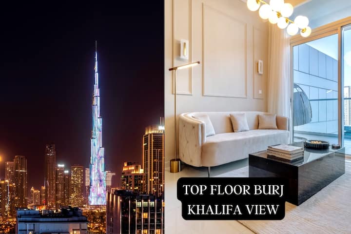 Luxury Top Floor | Full Burj View | Pool View - Dubai