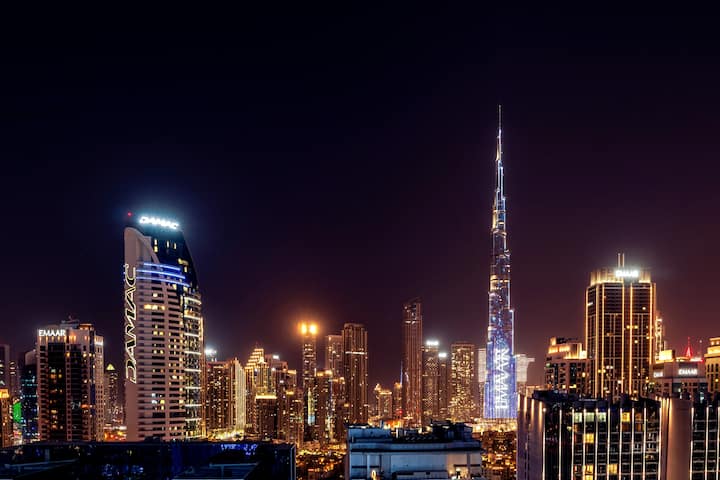 Luxury Top Floor 2br With Full Burj Khalifa View - Dubaï