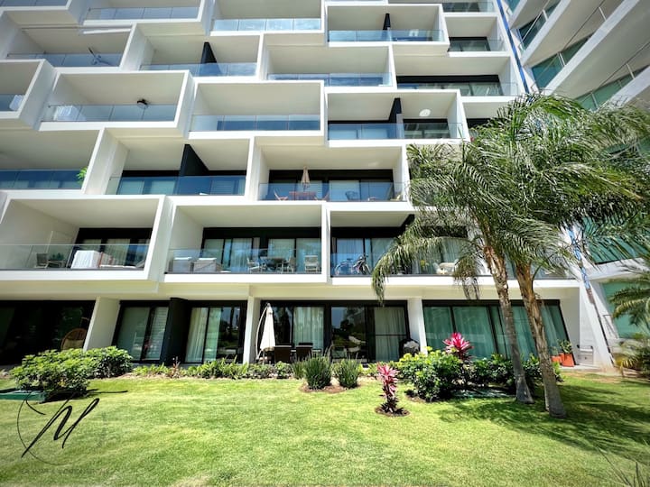 Lujoso Dpto. A Pie De Playa En Nuevo Vallarta. - Nuevo Vallarta