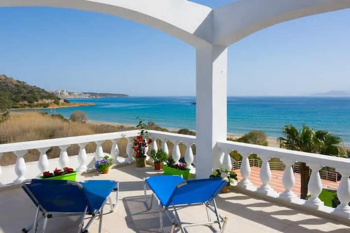 Magic Aurora Seafront Apartment Gulf Of Mirabello - San Nicolò