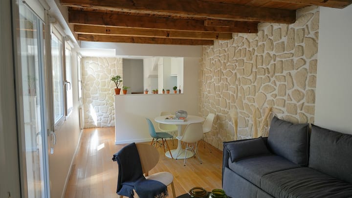 Maison De Ville Avec Sa Cour Paysagée Au Calme - Nancy