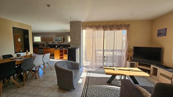 Rare Côté Plage! Villa 5 Ch. Confort/jacuzzi/clim - Frontignan