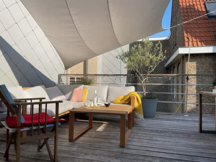 Duplexappartement Met Groot Dakterras - Ostende