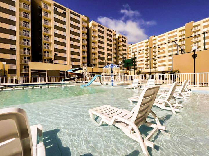 Apto Aconchegante No Acqua Park (2 Quartos + Vaga) - Pelotas