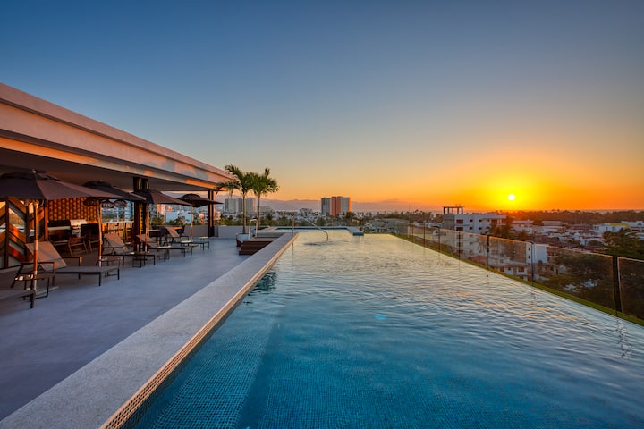 Spacious Apartment, Lovely Views & Rooftop Pool 5f - México