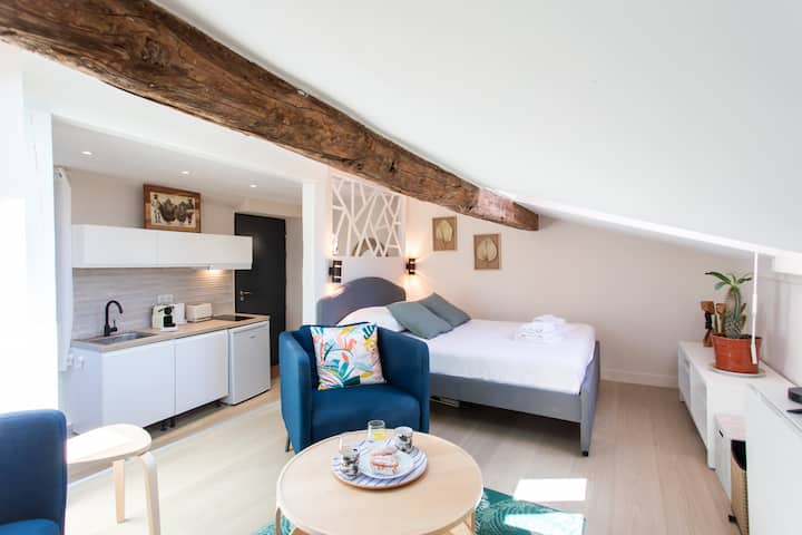 Studio Saleya Vieux Nice 2mins Mer & Prom Clim - 尼斯