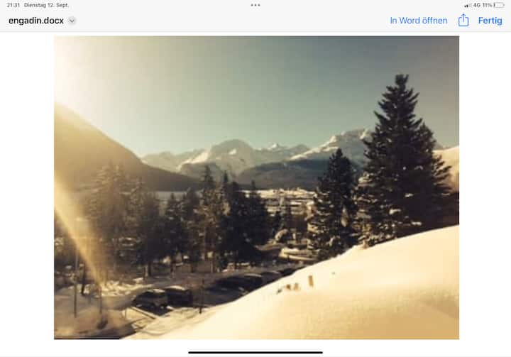 Moderne Und Helle 3,5 Zimmer Wohnung In Samedan - Zuoz