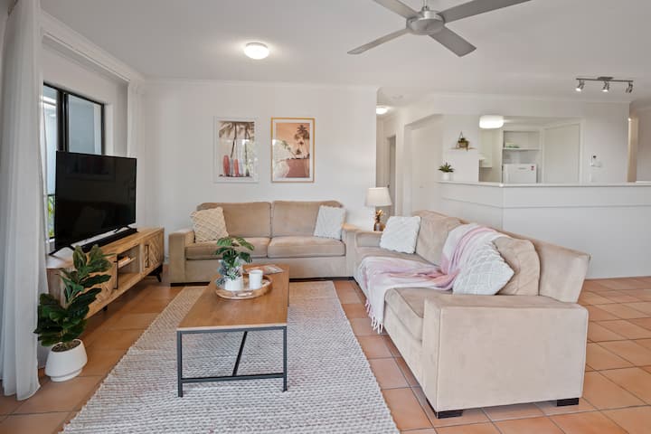 Fabulous Single Level Noosa Apt, Walk To Mainbeach - Noosa Heads