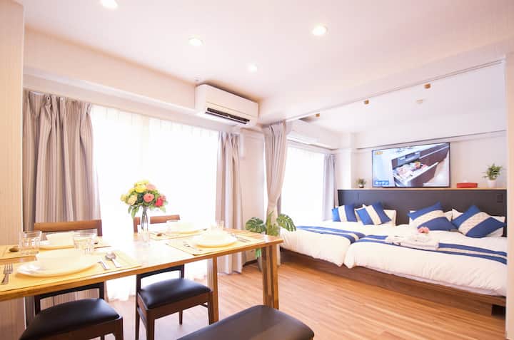 新宿歌舞伎町、新大久保至近。新宿駅も徒歩圏内。東新宿駅から施設まで徒歩2分。渋谷、池袋直通 - Shinjuku City