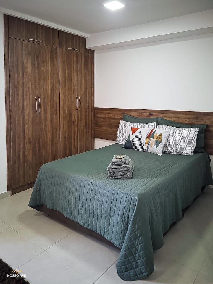 Studio2103: Wi-fi | Piscina | Academia | Garagem - Juiz de Fora