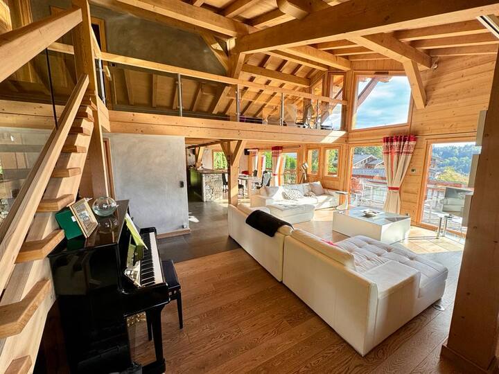 Magnifique Chalet 4 éToiles Avec Vue Splendide - Flaine