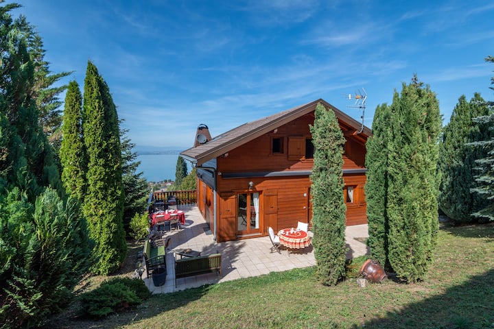 Chalet Avec Sauna - Lac Leman, Montagnes Et Golf - Évian-les-Bains