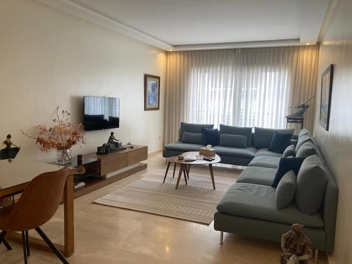 Modern & Cosy 2 Bedroom Apartment In Triangle D’or - Casablanca