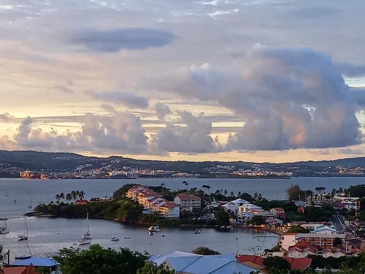 App Avec Vue Mer Panoramique 5 Min Des Plages - Les Anses-d'Arlet