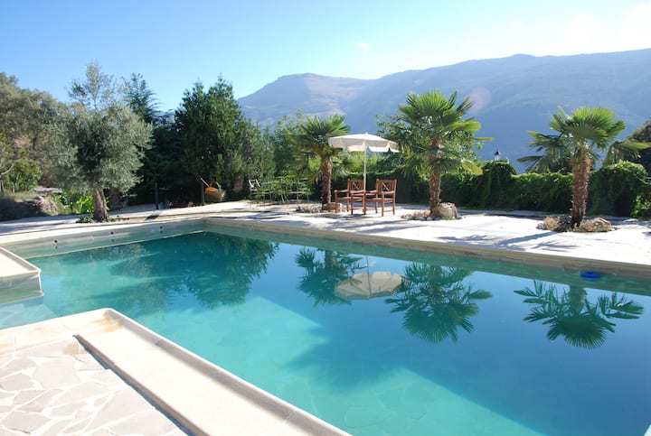 Cortijos Rey Fini Large Swimming Pool And Gardens - Capileira