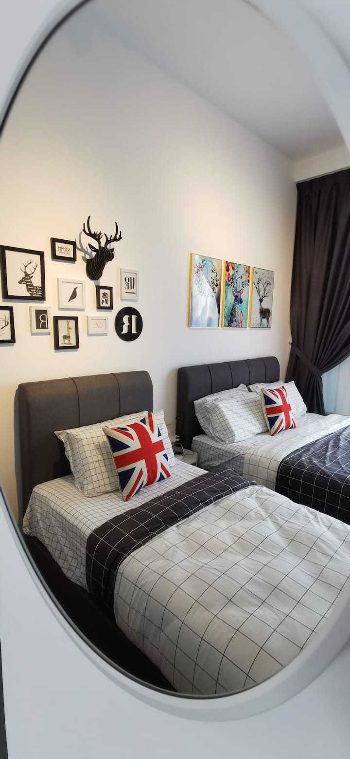 N10 Paradigm Residence 2r4b 6-7pax With Netflix - 스쿠다이