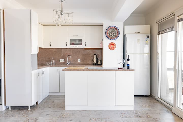 Stunning Sea View Duplex Apartment In Gundogan - Gündoğan