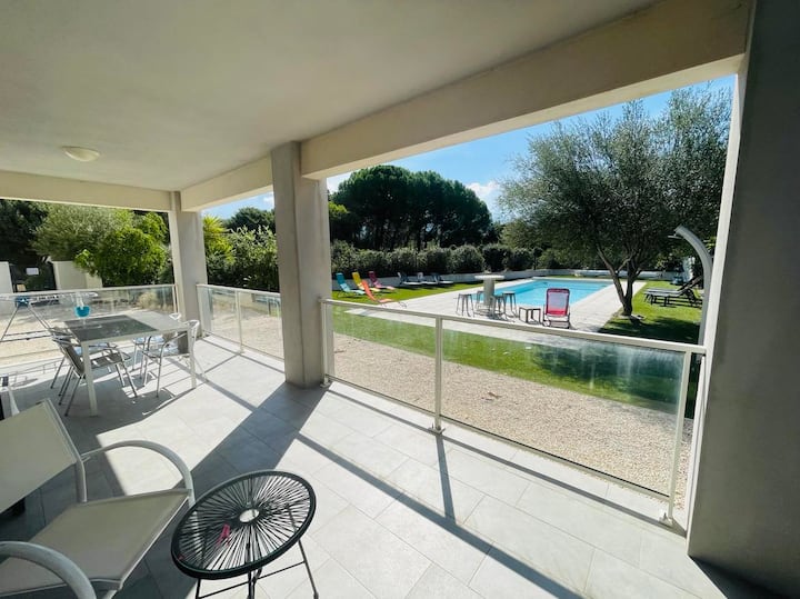 Superbe Appartement Avec Piscine Rdc2 - Calvi