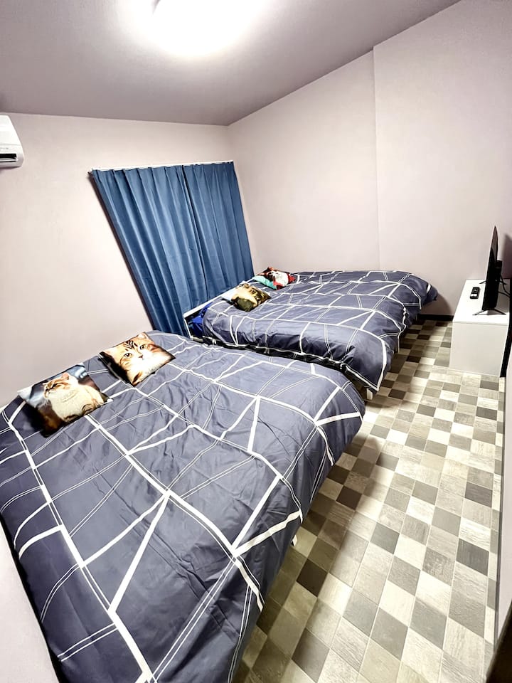 M2,shinsaibashi South,free Wi-fi,2bedrooms,kitchen - Osaka