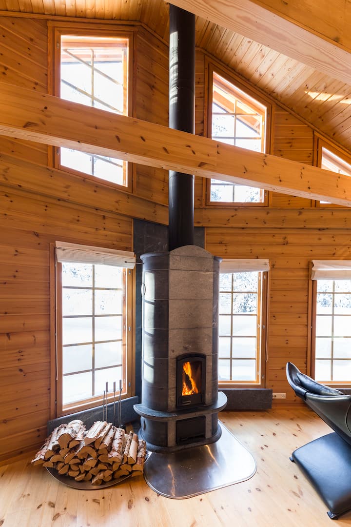 Magical Winter Cabin With Sauna - Muonio